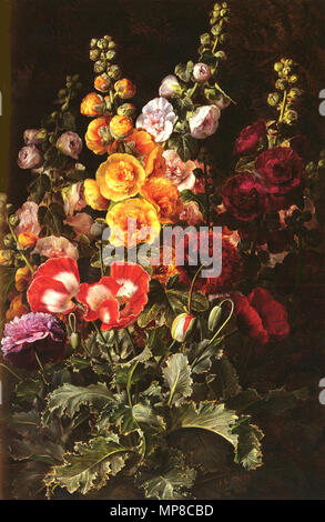 'En stadig-liv, stokroser og valmuer' by Johan Laurentz Jensen is a ...