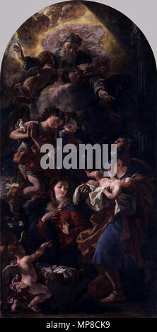 Johann Carl Loth - Holy Family and God the Father Stock Photo - Alamy