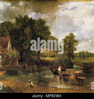 John Constable - The Hay-Wain (detail Stock Photo - Alamy