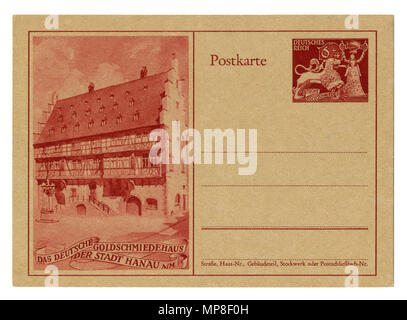 Old German postal card / postcard: painted profile of Paul von ...