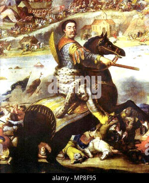*John III Sobieski in the Battle of Khotyn 1673* is a painting ...