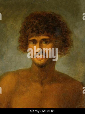 John Webber's oil painting of Otoo, 1777 (restored Stock Photo - Alamy