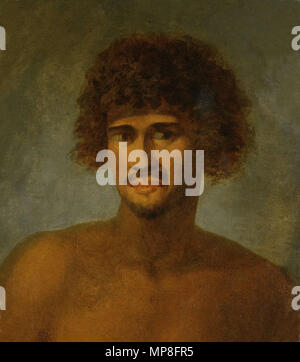 Tu (Cook's Otoo), King Pomare I of Tahiti.. Head and shoulders portrait ...