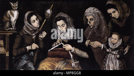 Jorge Manuel Theotokopoulos - The Family of El Greco Stock Photo - Alamy