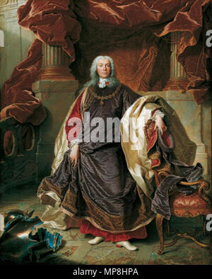 This portrait of Joseph Wenzel I. von Liechtenstein showcases him ...
