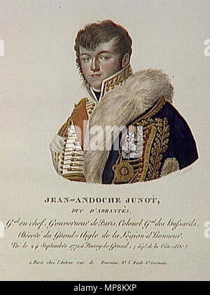 Le general Jean Andoche Junot (Jean-Andoche) (1771-1813), duc d ...