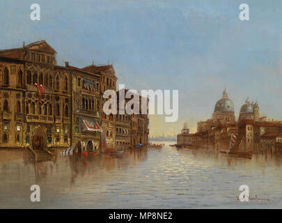 Karl Kaufmann Blick auf Venedig 1890 Stock Photo - Alamy