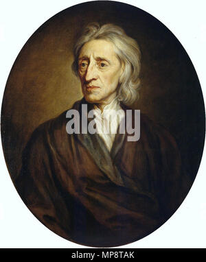 Portrait of John Locke 1697. 771 Godfrey Kneller - Portrait of John ...