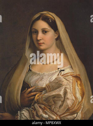 The Woman with the Veil, painting by Raphael Stock Photo - Alamy