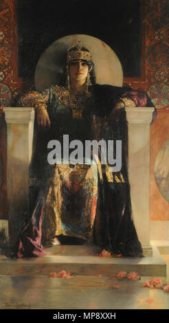 'La Emperatriz Theodora' by Jean-Joseph Benjamin-Constant is an oil ...