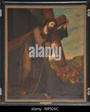 Leeming's copy of 'Christ Carrying His Cross' is displayed as part of ...