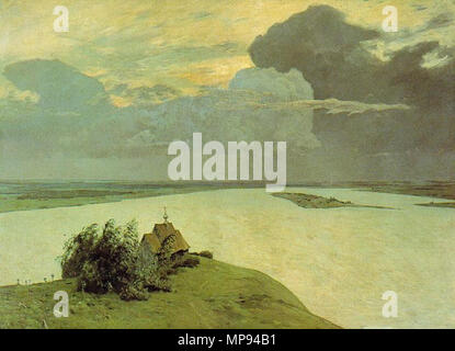 Isaac Levitan. Above the Eternal Peace. 1894. Oil on canvas. The ...