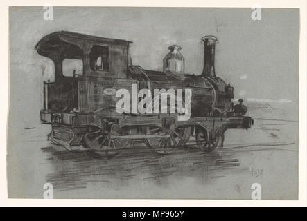 Steam Engine circa 1888 by Pieter de Josselin de Jong Stock Photo - Alamy
