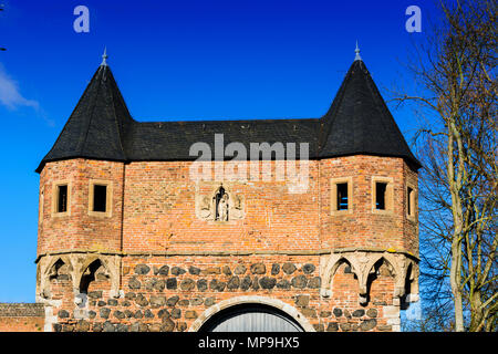 The medieval fortress of Zons in Germany Stock Photo - Alamy