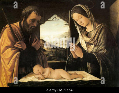 Lorenzo Costa - Nativity - WGA5430 Stock Photo - Alamy