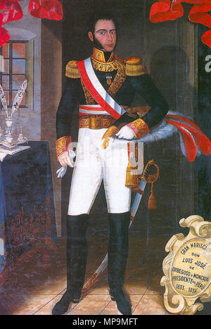 This portrait of Luis José de Orbegoso y Moncada, a 19th-century ...