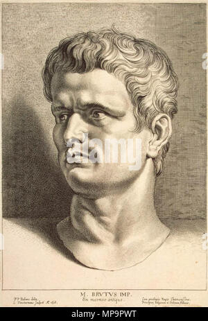Marcus Junius Brutus 1638 by Lucas Vorsterman (1595–1675) was a Baroque ...
