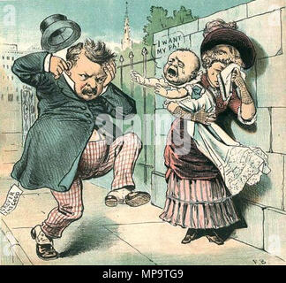 "Another Voice for Cleveland", Political Cartoon featuring, U.S ...