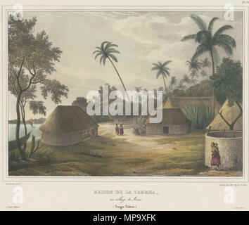 Maison de Tamaha, au village de Moua, Tonga-Tabou Stock Photo - Alamy