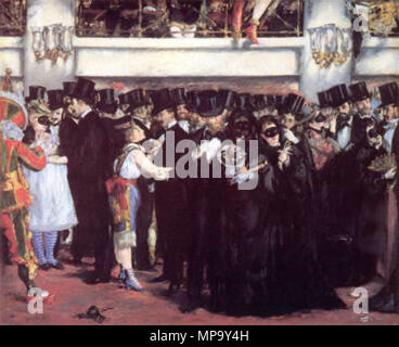 Édouard Manet - Le bal de l'Opera (Etude Stock Photo - Alamy