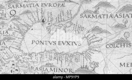 Map Diego Ribero 1529 Stock Photo - Alamy