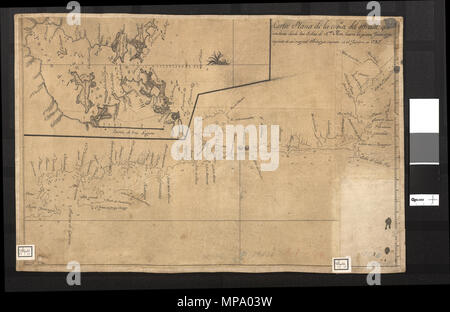 Map of the Brazilian Coast, Which Goes from Santa Ana Island to the ...