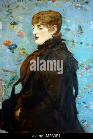 Édouard Manet's portrait of Méry Laurent, painted in 1868, depicts the ...
