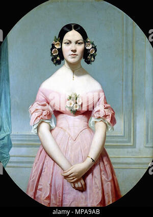 Amaury-Duval Eugène-Emmanuel - Portrait of Armand Bertin's Daughter ...