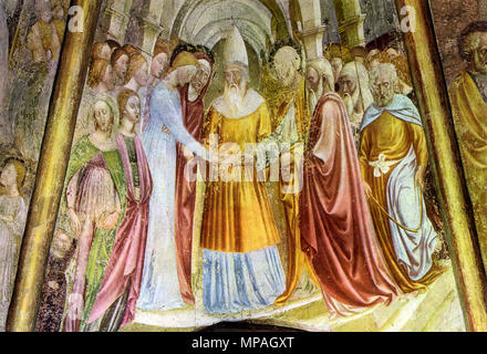 Sposalizio della Vergine, the Marriage of the Virgin, painting by ...