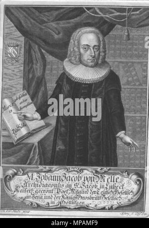 Portrait of Johann Jacob von Melle Stock Photo - Alamy