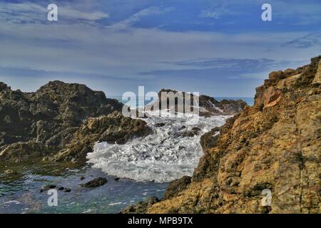 Mermaid Pools, Tutukaka, New Zealand Stock Photo - Alamy