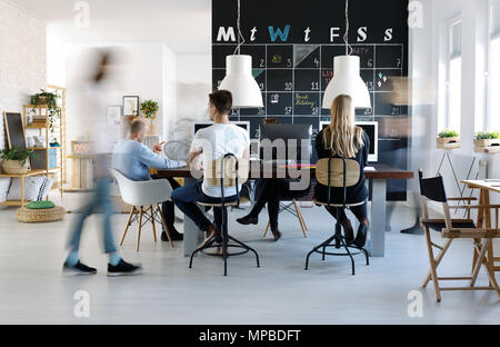 Modern creative workspace Stock Photo - Alamy