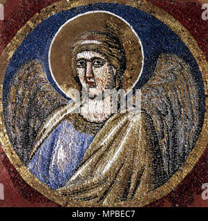 Navicella mosaic - Fragment in Vatican - light Stock Photo - Alamy