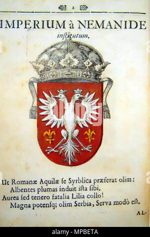 The 'Nemanjic dynasty' by Pavao Ritter Vitezovic illustrates the ...