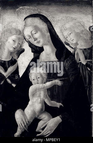 Madonna with the Child and two angels Neroccio by Bartolomeo dei Landi ...