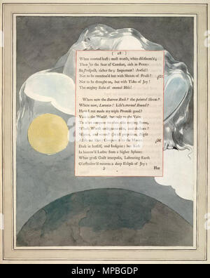 Night Thoughts Blake watercolor III 005 Stock Photo - Alamy