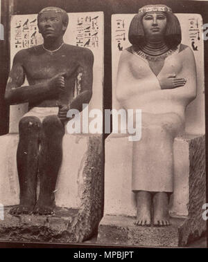 Prince Ra-Hotep and Princess Nefer-T (cropped Stock Photo - Alamy
