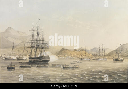 Taking the island of Chusan Stock Photo - Alamy