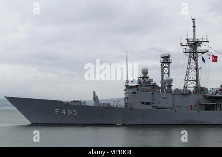 TCG Gediz (F495), a Gabya-class (or G-class) frigate operated by the ...