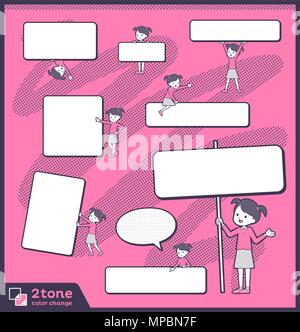 Women Clothing monochrome icons in set collection for design.Clothing ...