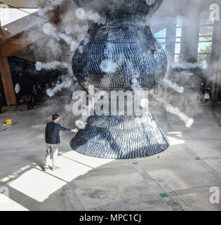 The Infinity Blue sculpture at the Eden Project Stock Photo - Alamy