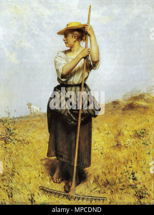 Arbo Peter Nicolai - En Hostpige Stock Photo - Alamy