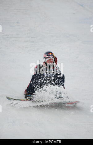 UK Sport - Jamie Nicholls of the Red Bull team competing in the LG ...