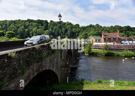 Pictures taken around the historic town of Usk in South Wales, showing ...