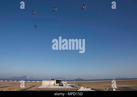 Five E-2D Advanced Hawkeyes land onboard Marine Corps Air Station ...