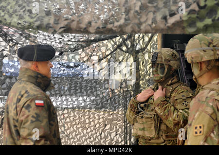 A Soldier of 588th Brigade Engineer Battalion, 3rd Armored Brigade ...