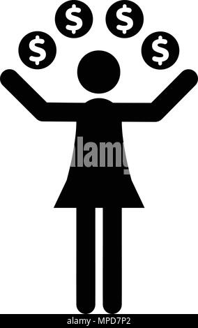 Female financial advisor avatar icon Stock Vector Image & Art - Alamy