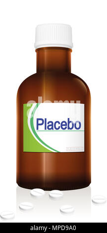 Placebo drugs, illustration Stock Photo - Alamy