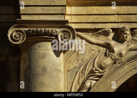 Casa Cogollo (house where Palladio lived, built 1559), frontal view at ...
