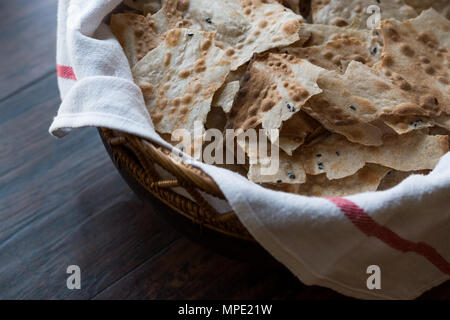 Carasau bread. Pane Carasau, traditional flatbread of Sardinia ...